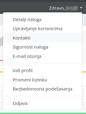 Dodavanje novog kontakta - Baza znanja - SkyNeting doo